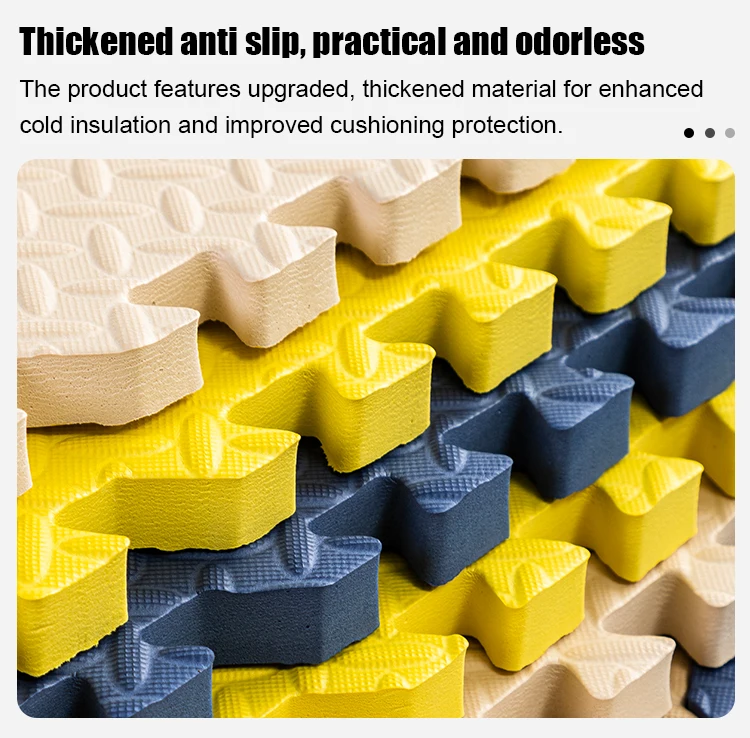 60* 60cm EVA Interlocking Foam Mats, Puzzle Jigsaw Soft Floor Mat for ...
