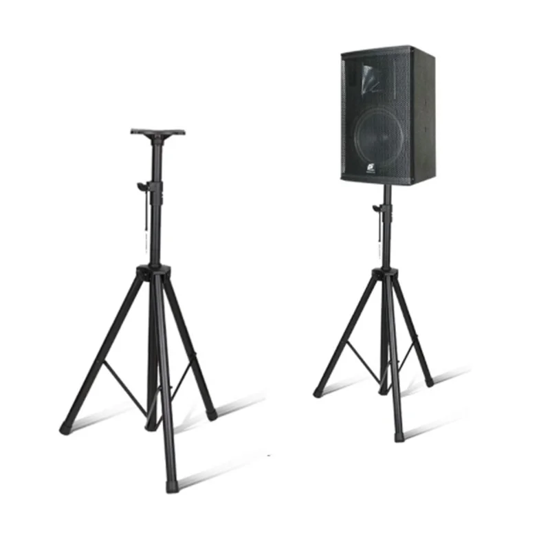 Adjustable Portable and Folding Speaker Tripod - Stable Steel Stand