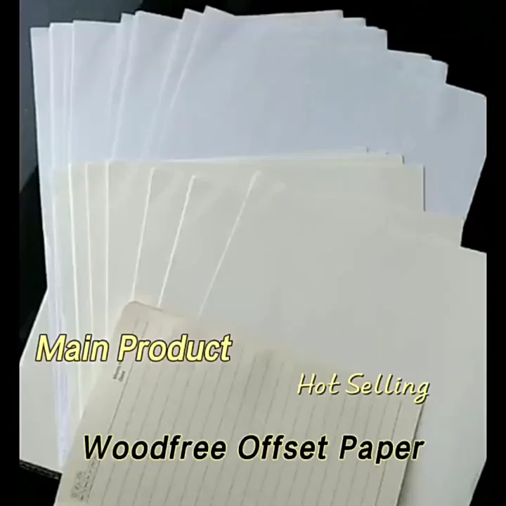 China Mills 80gsm Woodfree Offset Paper For Printing In Rolls Price ...