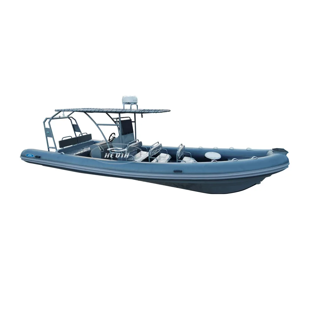 9 Meter Rib Semi Rigide Bateau Inflavel Para Pesca 30 Ft Aluminium