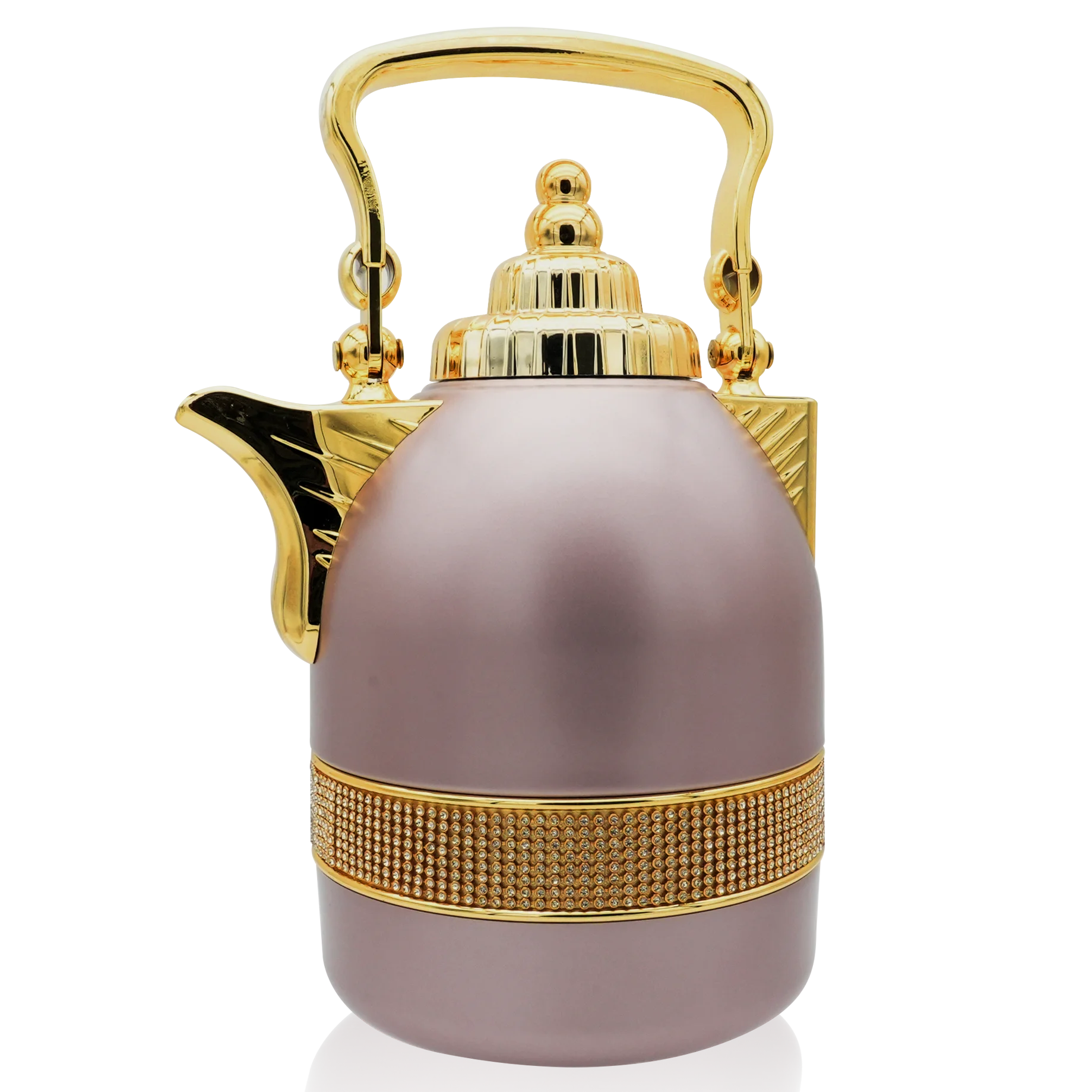 Arabic Luxury Style Dallah Pot Vacuum Flask - Insulated Glass Inner