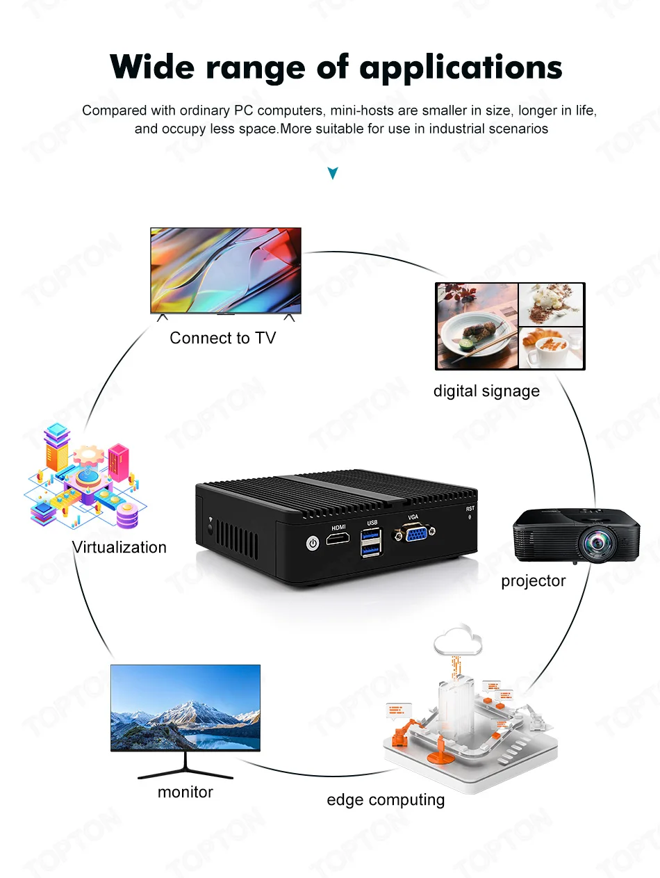 J4125 Fanless 2.5g Router Nano Mini Pc 4 Intel I226 I225 2.5gbe Nics ...