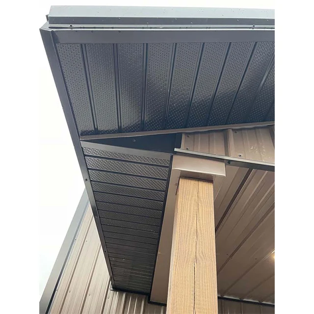 Aluminum Soffits Fascia that Look Like Wood External Outdoor Soffit ...