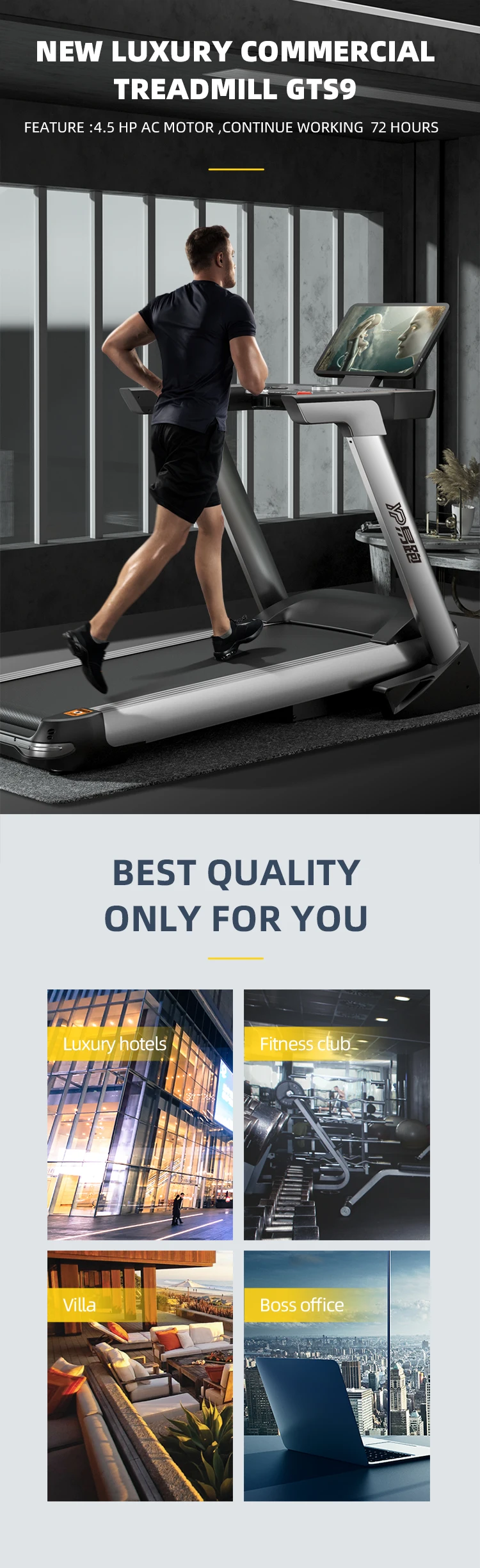 2025 YPOO With wi-fi running machine treadmill with YPOOFIT APP ...