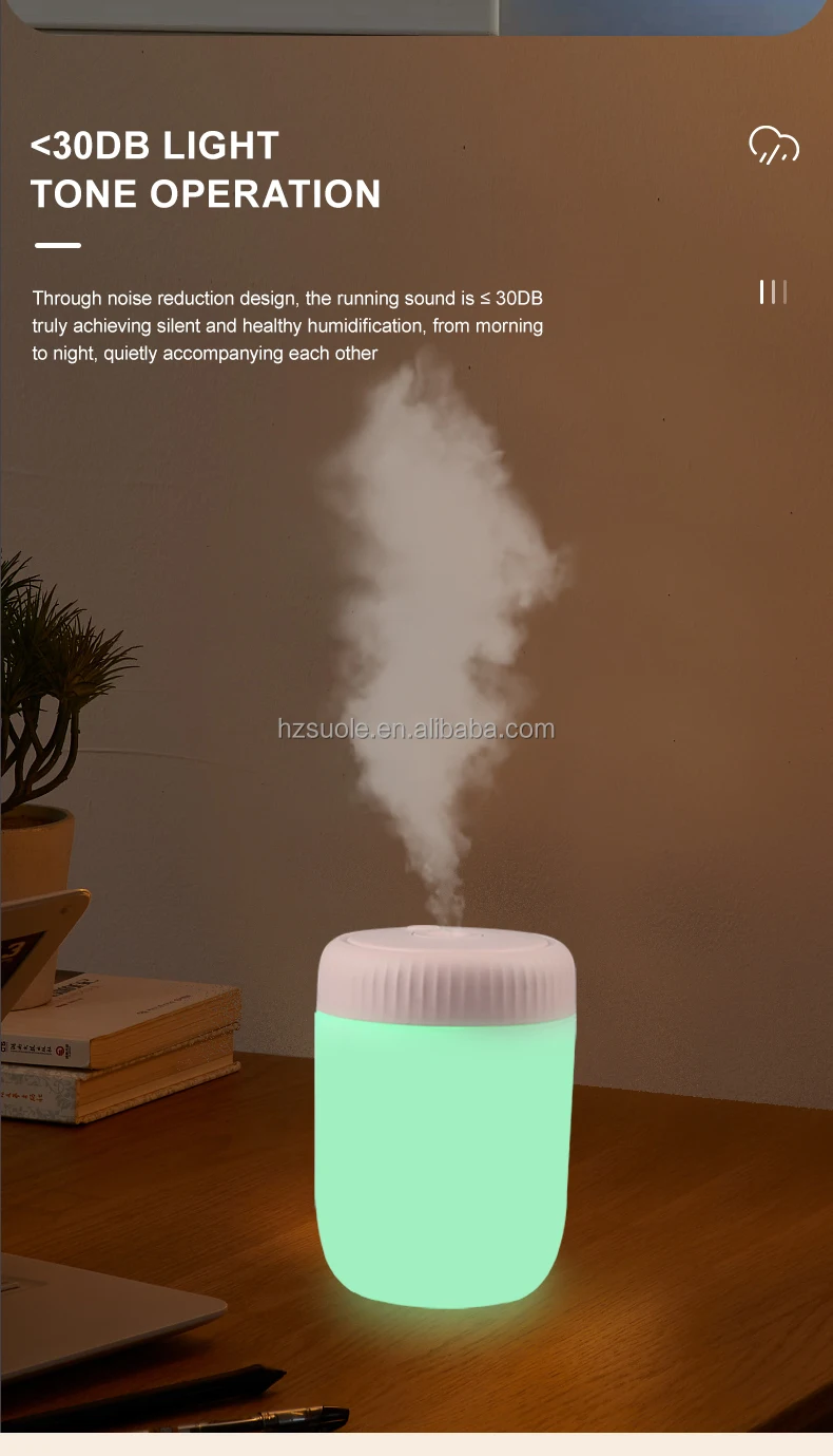 Soler X37 Usb Humidifiers Mist Maker With Colorful Night Light Mini ...