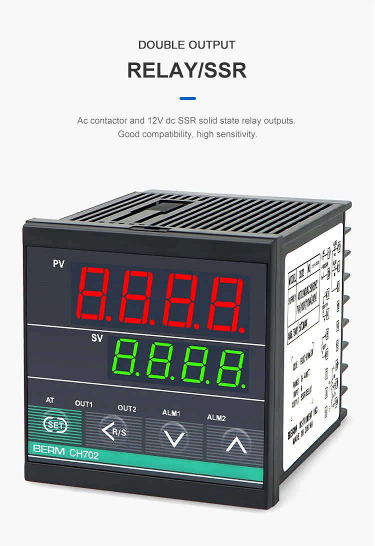 BERM CH702 Temperature Controller - Precision and Reliability