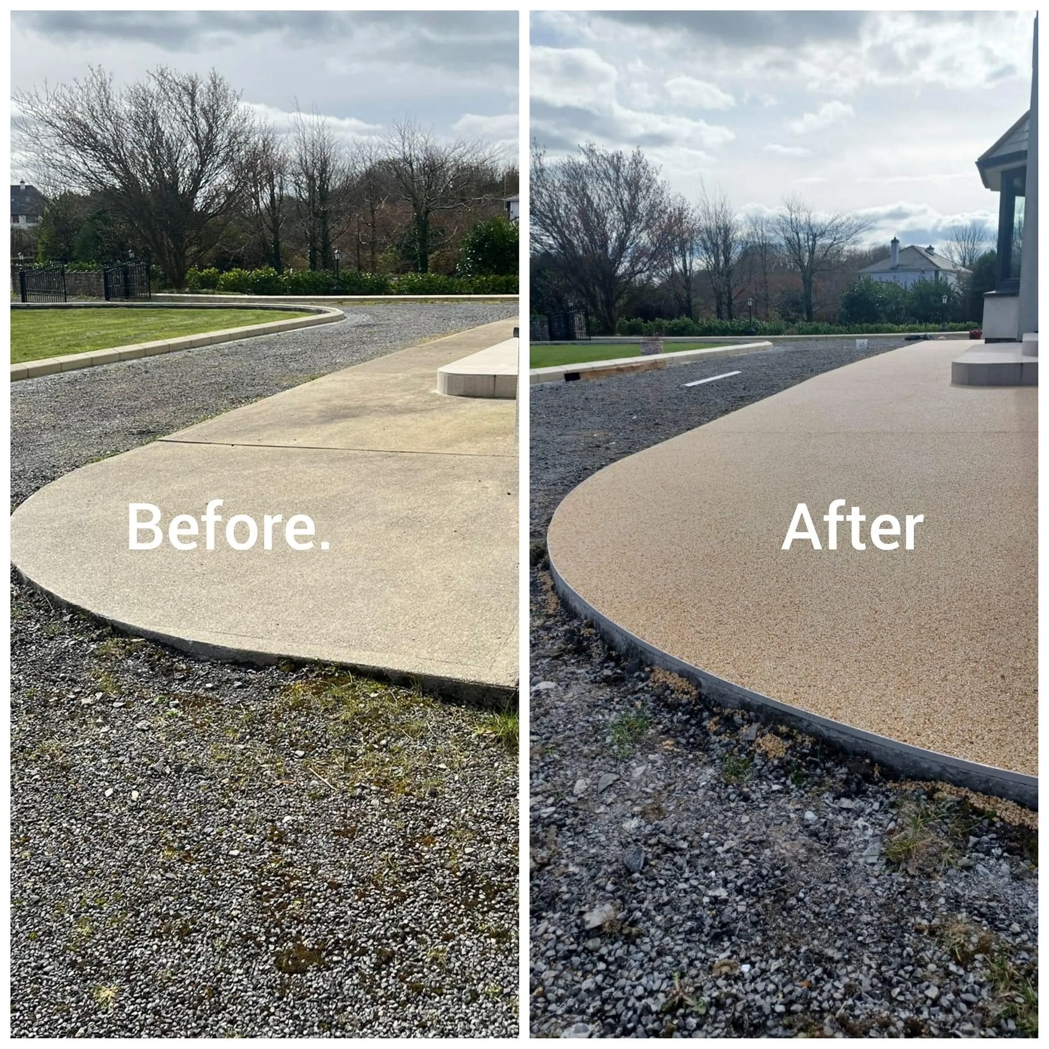 Factory Permeable Polyurethane Stone Surface Resin Bound Gravel ...