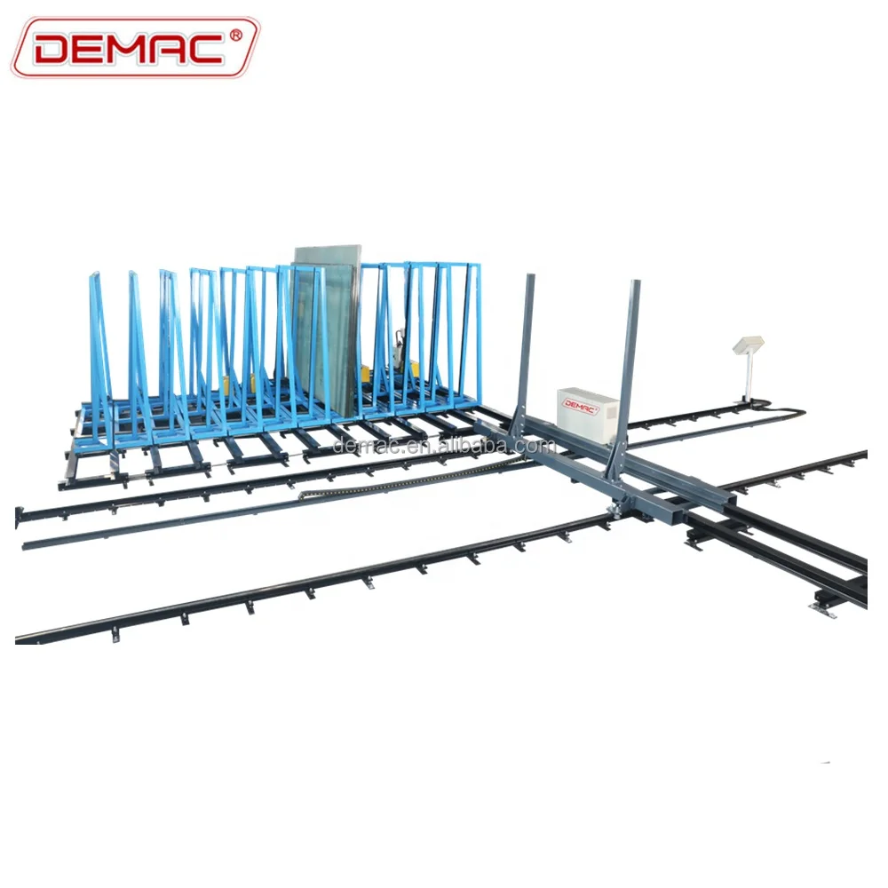Easy Operation Large Size Glass Rack Product Automatic Raw Glass ...