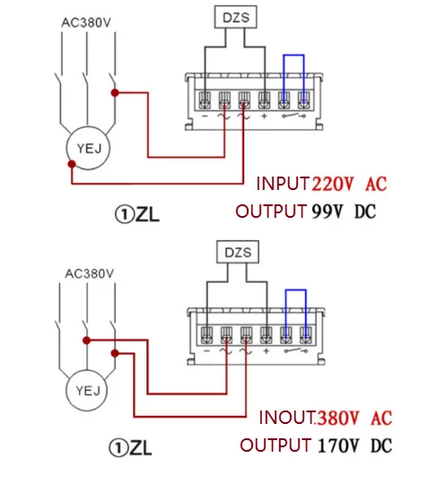 ZL3 Motor Brake Rectifier - AC220V DC96V AC380V DC170V