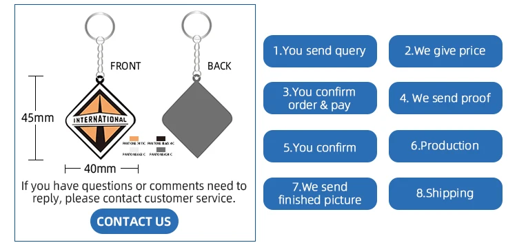 Factory No Moq Custom Logo 2D 3D Letter Souvenir Hard Soft Enamel Key ...