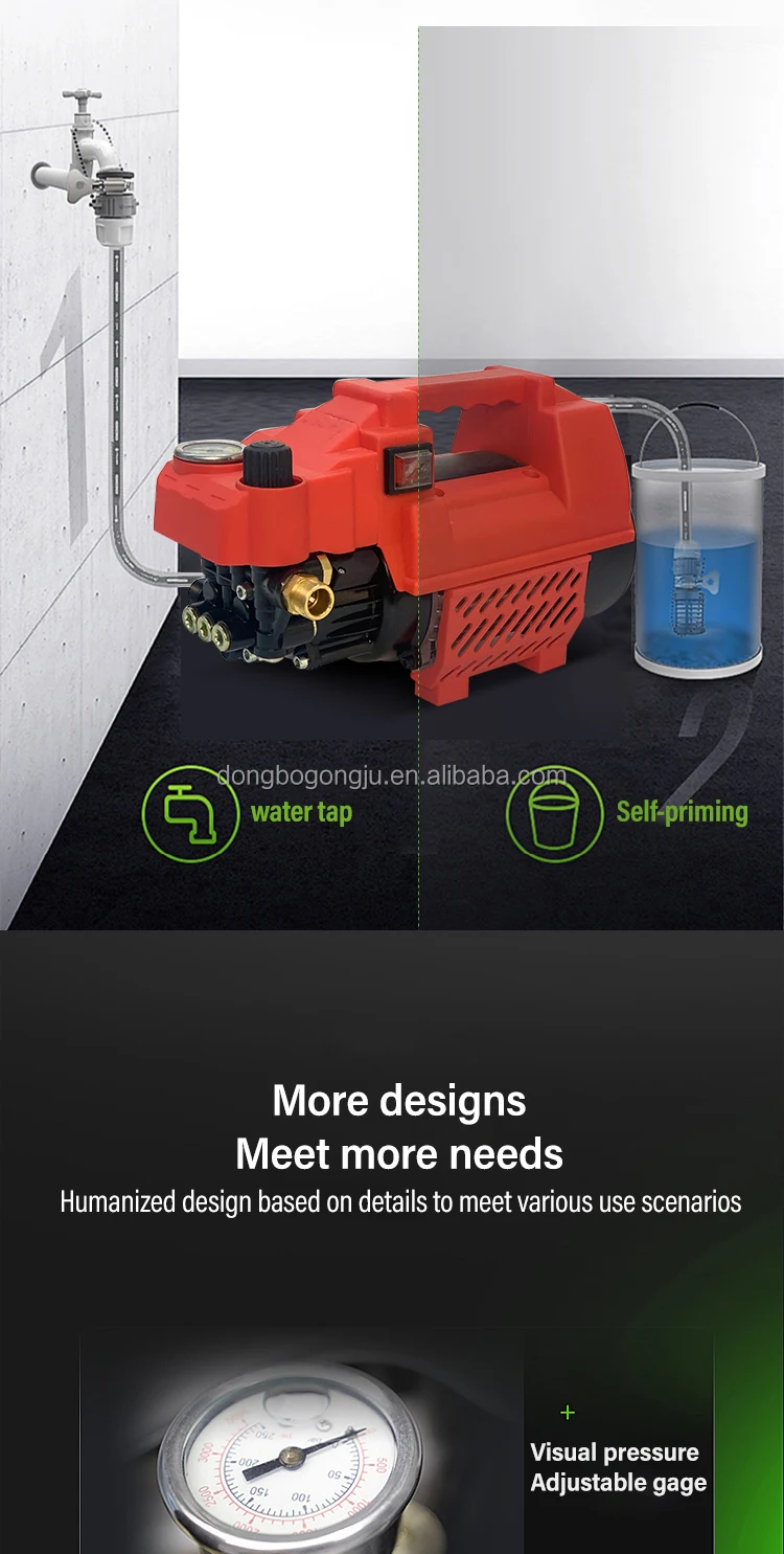 AC 110V 220V 2400W Pressure Car Washer - High Power & Efficiency