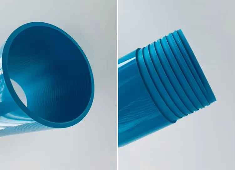 Blue Threaded PVC Water Deep Well Casing Pipe - Durable & Eco-friendly