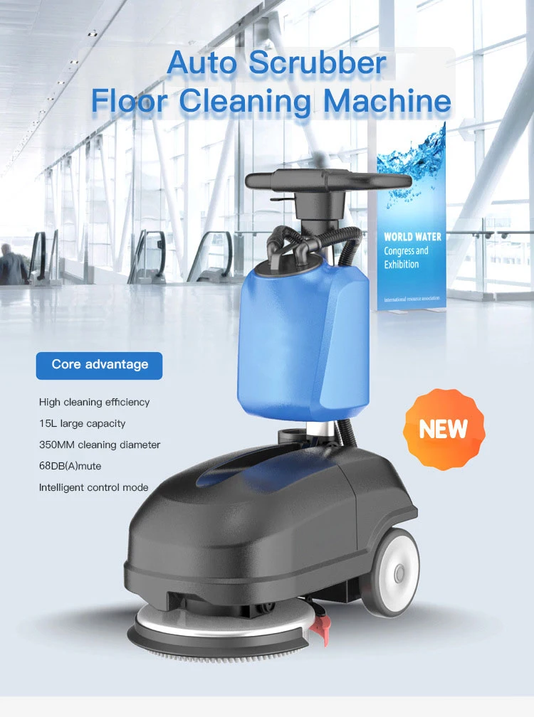 Auto Automatic Floor Scrubber Floor Scrubbing Washing Machine ...