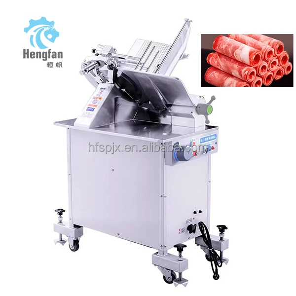 14 Inch Industrial Frozen Meat Slicer Ham Slicer Machine Automatic Meat ...