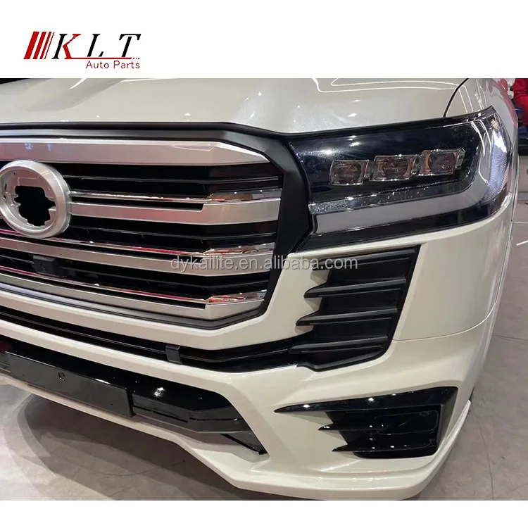 Klt Car Front Rear Bumper Facelift Wide Conversion Bodykit Lc200 Upgrade To Lc300 Body Kit For ...