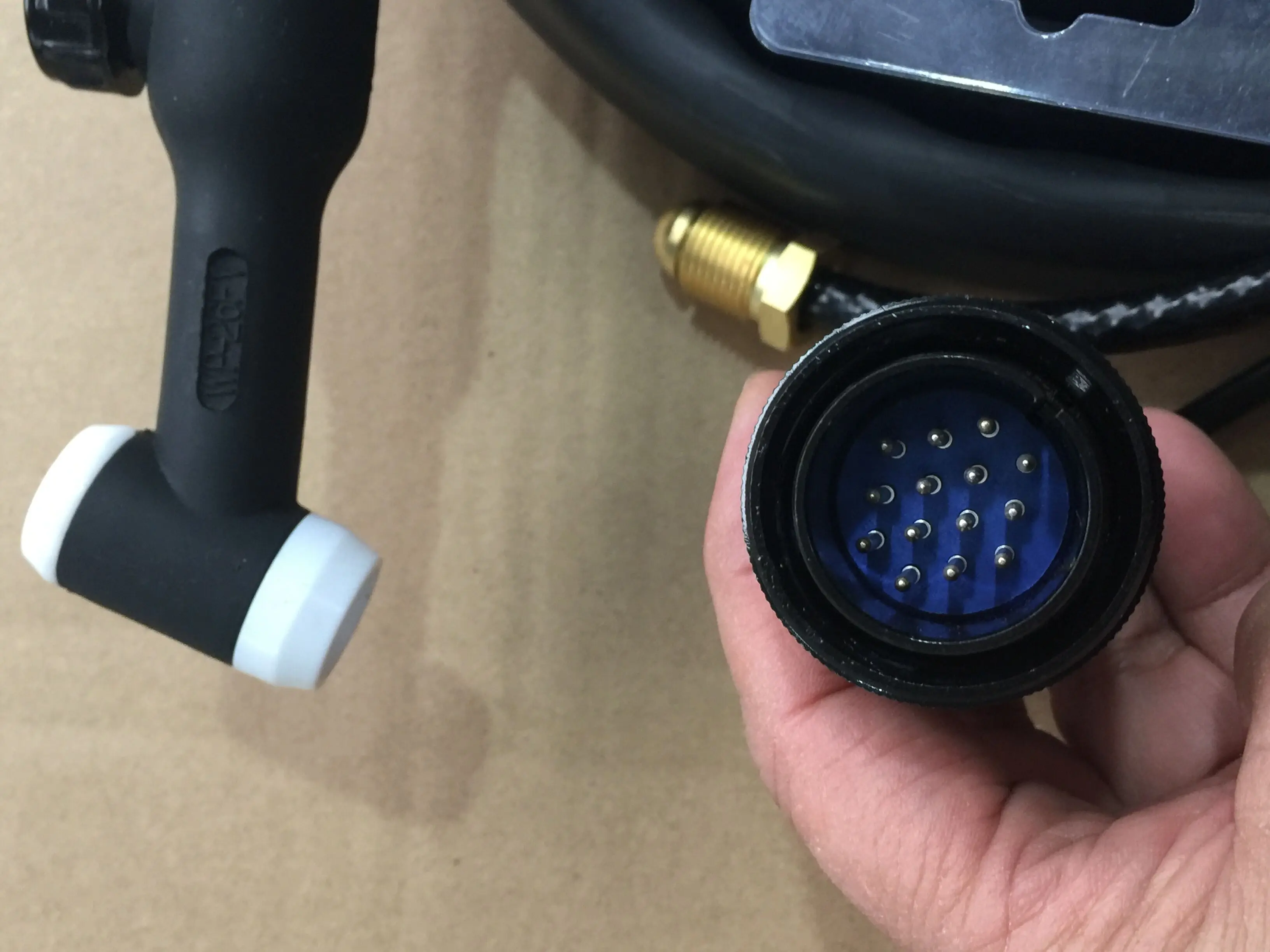 Air-cooled TIG Welding Torch WP-26 Flexible Head with 13feet Cable ...