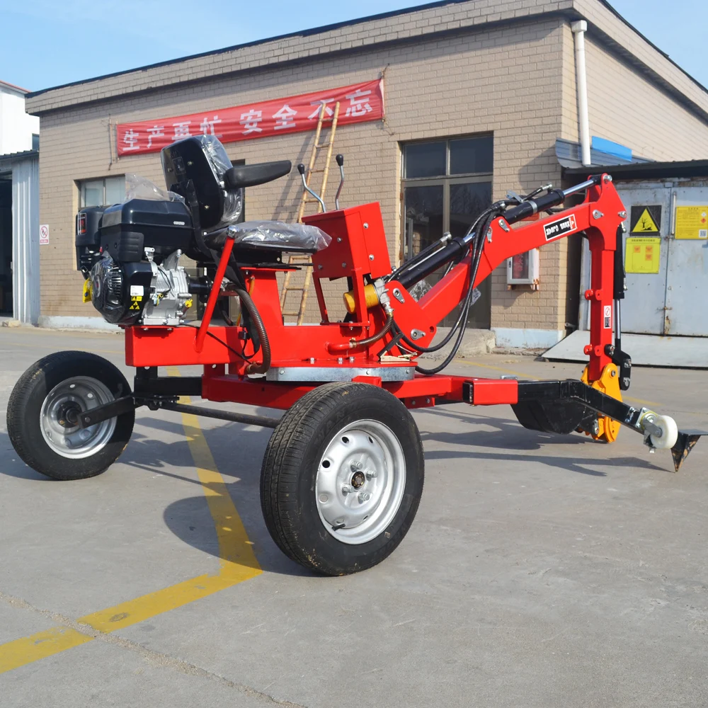 Free Shipping All-terrain Wheel Mini Spider Excavator Mobile Orchard ...