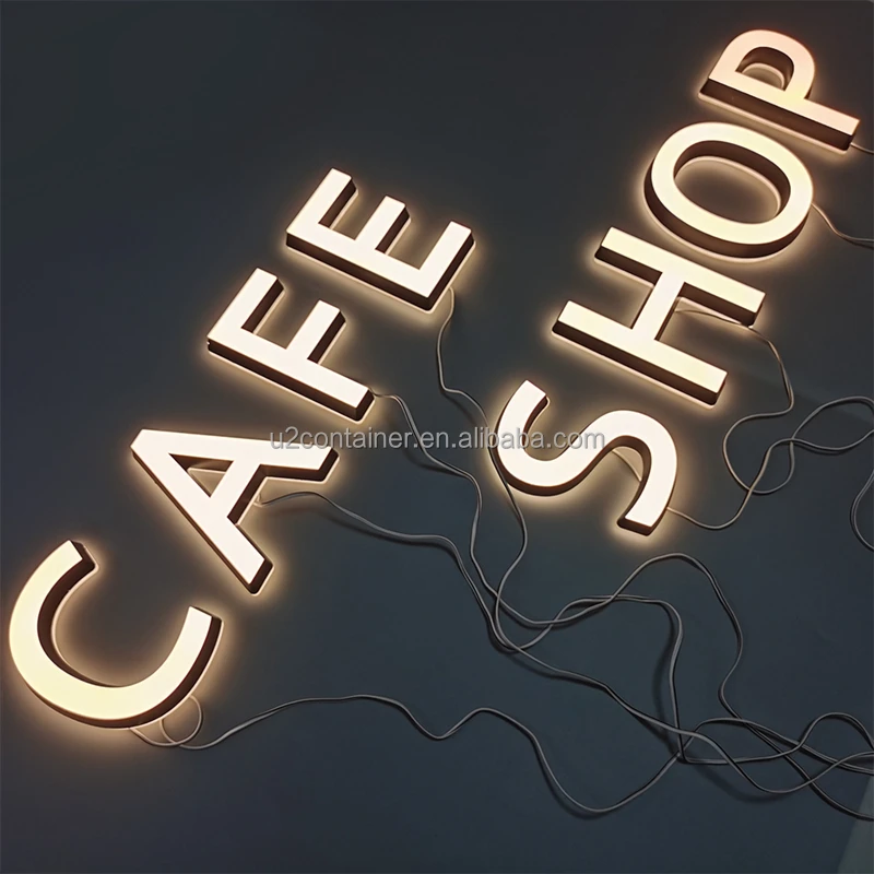 Customized Office Signboard Frontlit & Backlit Letters 3d Metal Letter ...