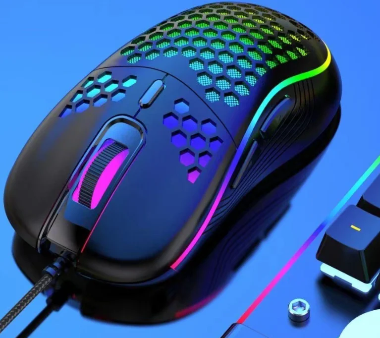 Gaming Rgb Led Wired Mouse Feather Weight - Buy Gaming Mouse rgb Mouse ...