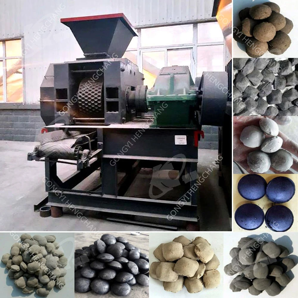 Factory Price Mini 10-200t/h Diesel Engine Roller Type Ball Press Coal ...