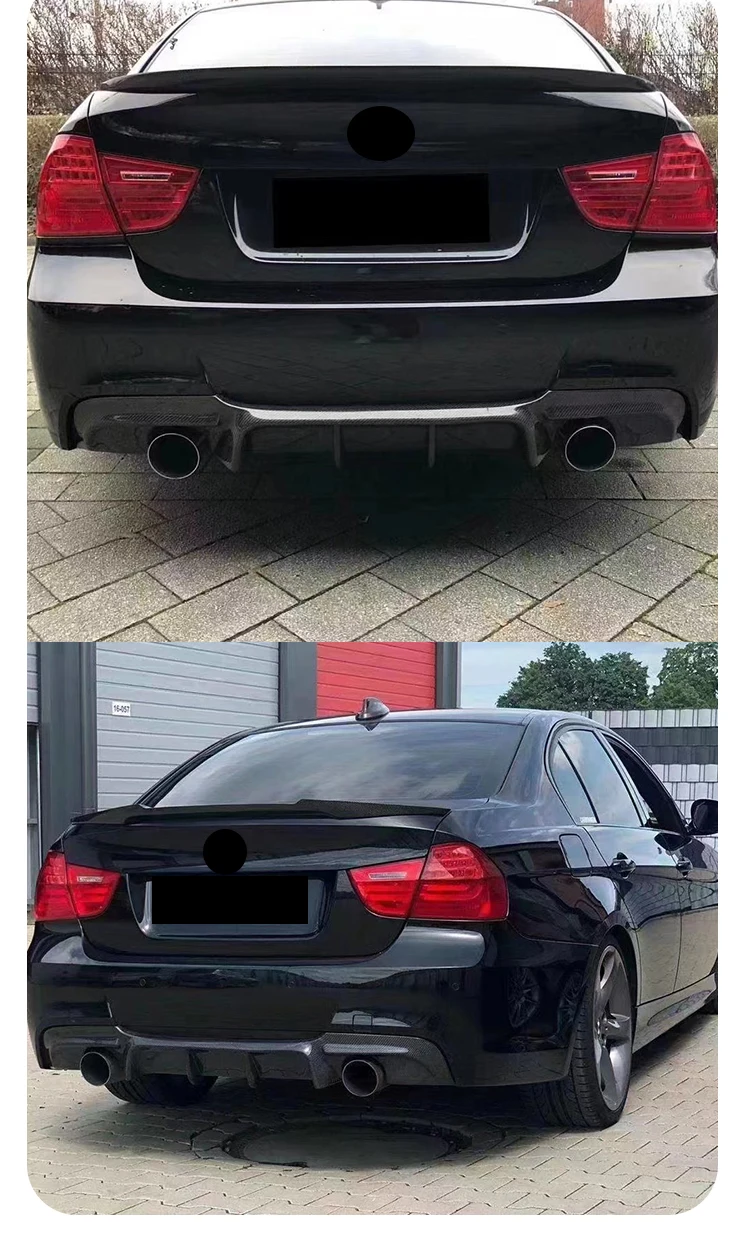 E90 E92 E93 Mp Rear Diffuser Rear Lip M Performance Rear Bumper ...