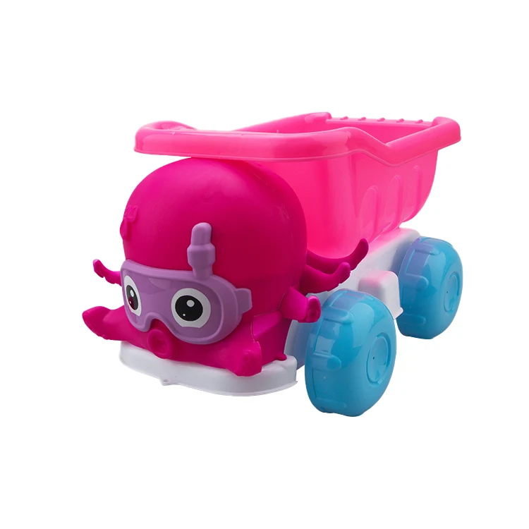 Summer Beach Game Octopus Truck Car 7pcs Set Beach Toys Beach Plastic ...