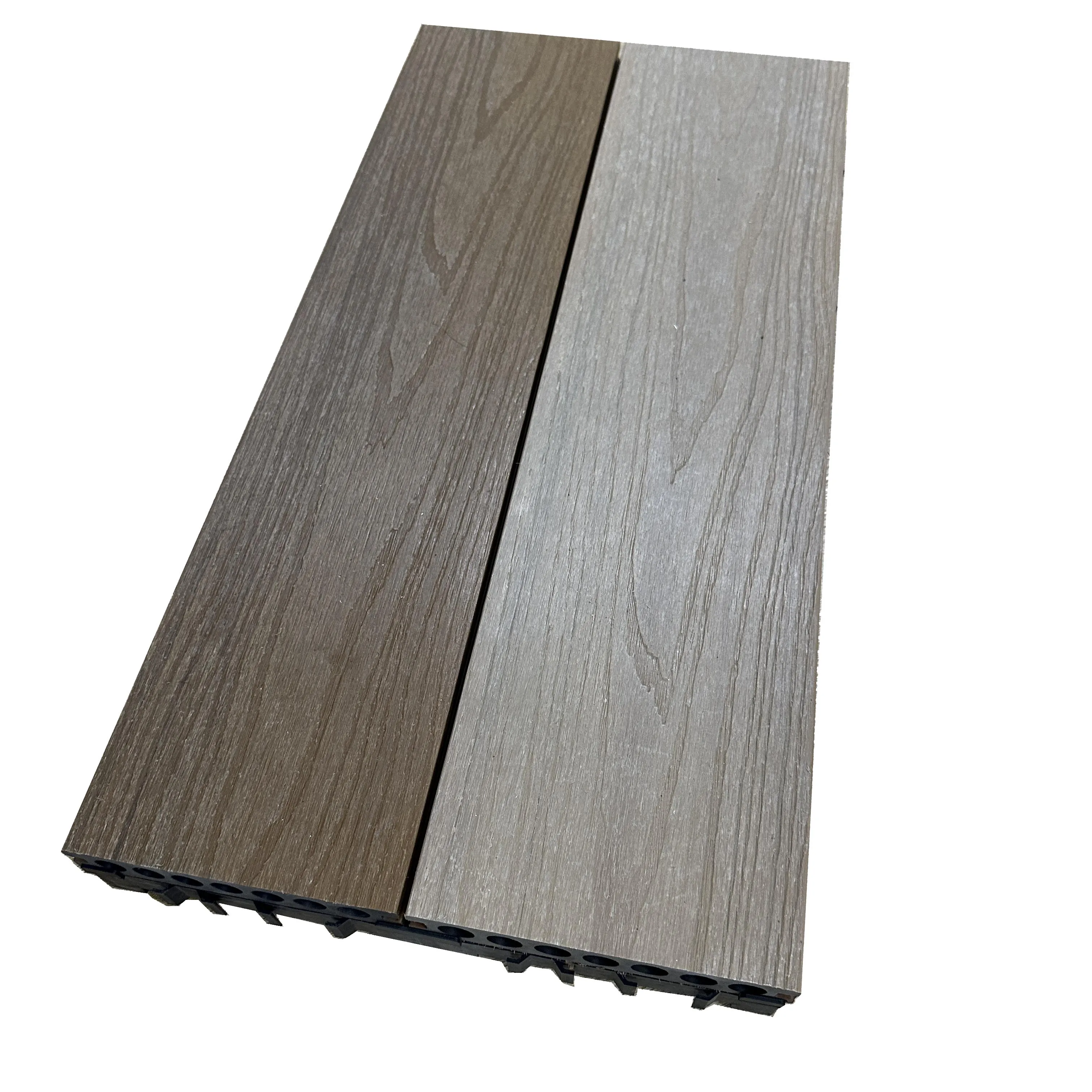 Waterproof Outdoor Engineered Black Grey WPC Decking Board Square ...