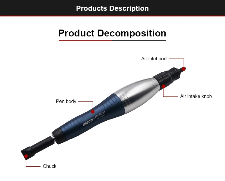 Reciprocating Pneumatic Pencil Grinder Portable Ultrasonic Grinding ...