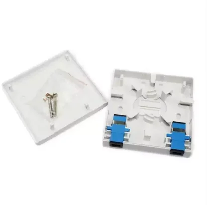 ftth fiber optic terminal box 2 port 86 wall panel 2 cores Indoor SC ...