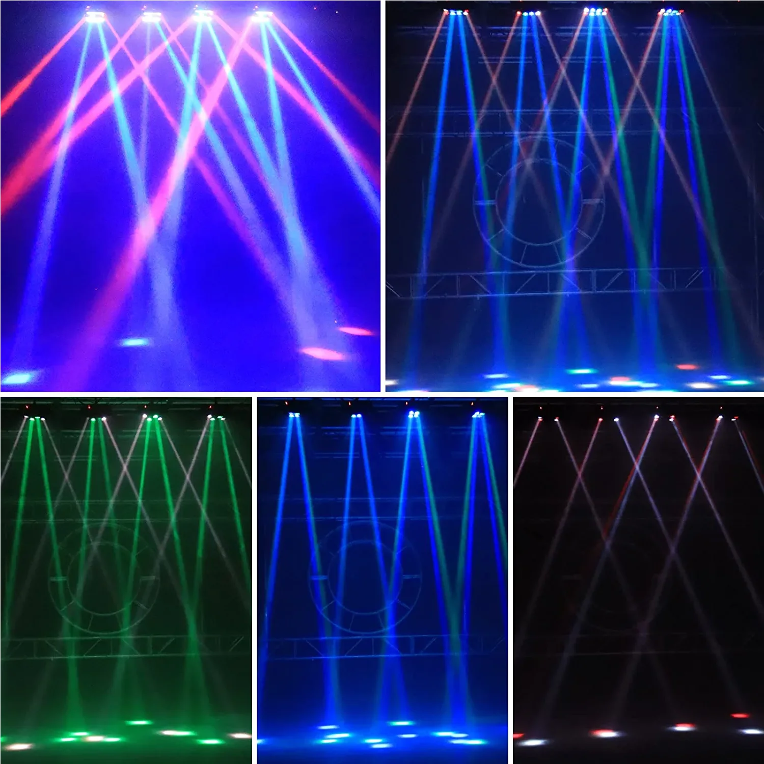 8 Beams Spider Led Stage Light Rgbw 4 In 1 Spotlighting Professional ...