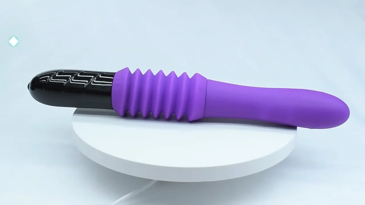 G Spot Vibrator Sex Dildo Vibrator Thrusting Telescopic Up Down Dildo