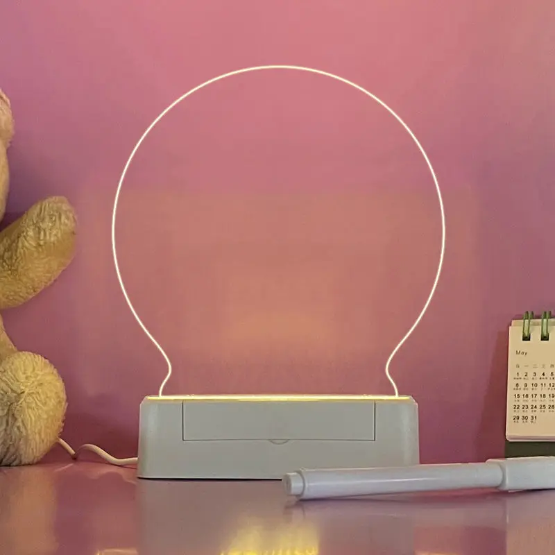 Acrylic Sheet for LED Base Light-Emitting DIY Night Light