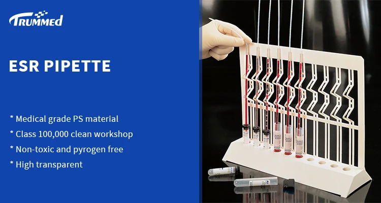 Trummed ESR Pipette - Reliable and Affordable Diagnostic Tool