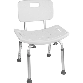 HOT Sell Shower Stool Kmart Weight Capacity 300LBS Vivamore Shower Stool Non slip Shower Seat in Bath Stool Aluminum Alibaba