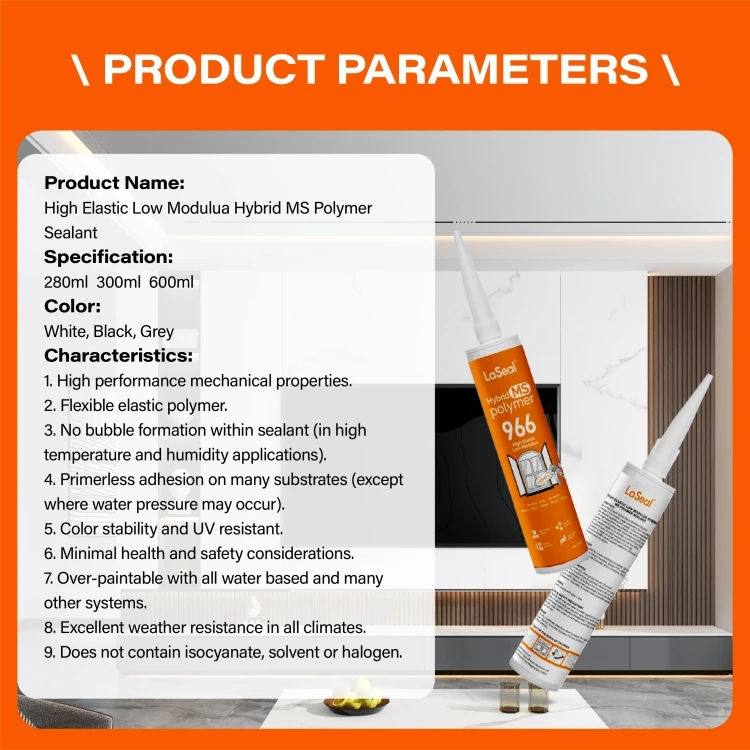 Laseal Manufacturer Neutral Single Component Modified Silicone Bond Strength Superior ...