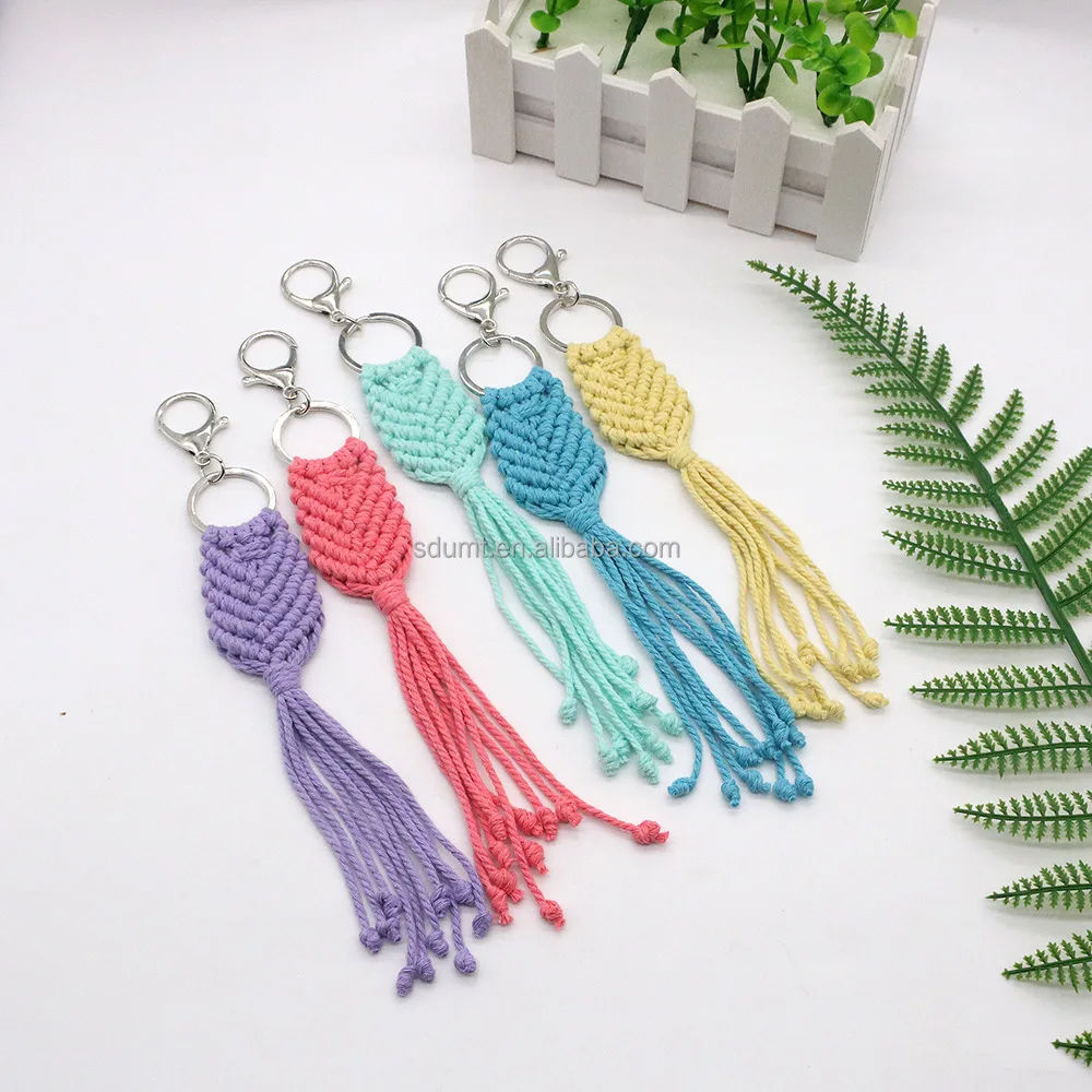 Handmade Tassel Key Chain - Bohemian Beach Style Accessory