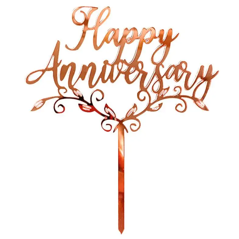 Happy Anniversary Cake Topper Png | canoeracing.org.uk