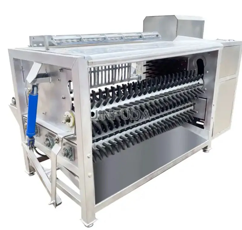 Pig Slaughtering Equipment Automatic Double Hydraulic Pig Depilator ...