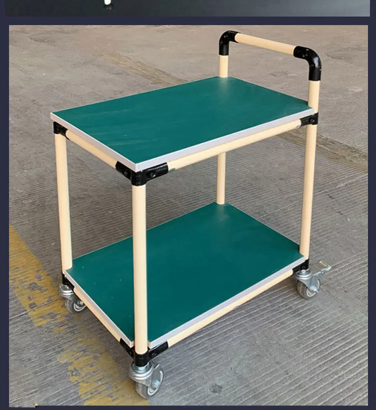Industrial Lean Pipe Assembly Line Working Table Antistatic Repair ...