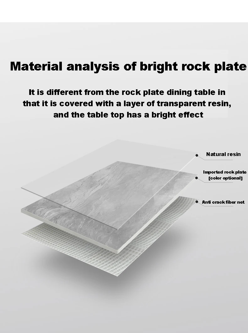 Rock Slab Dining Table - Modern Minimalist Home Furniture