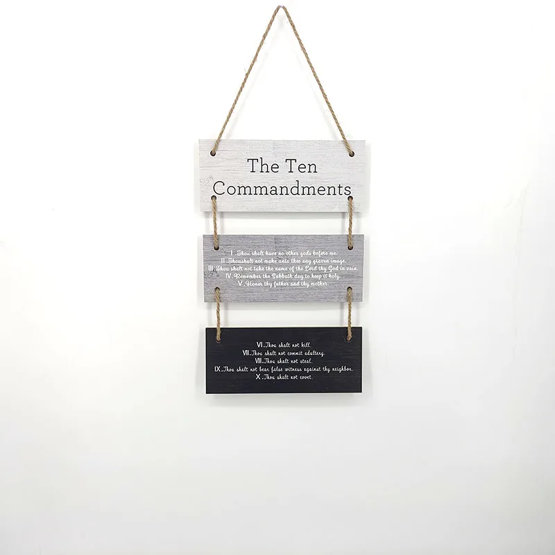 Rustic Wooden Decor Large Hanging Wall Sign For Home Decor Wood Plaque ...