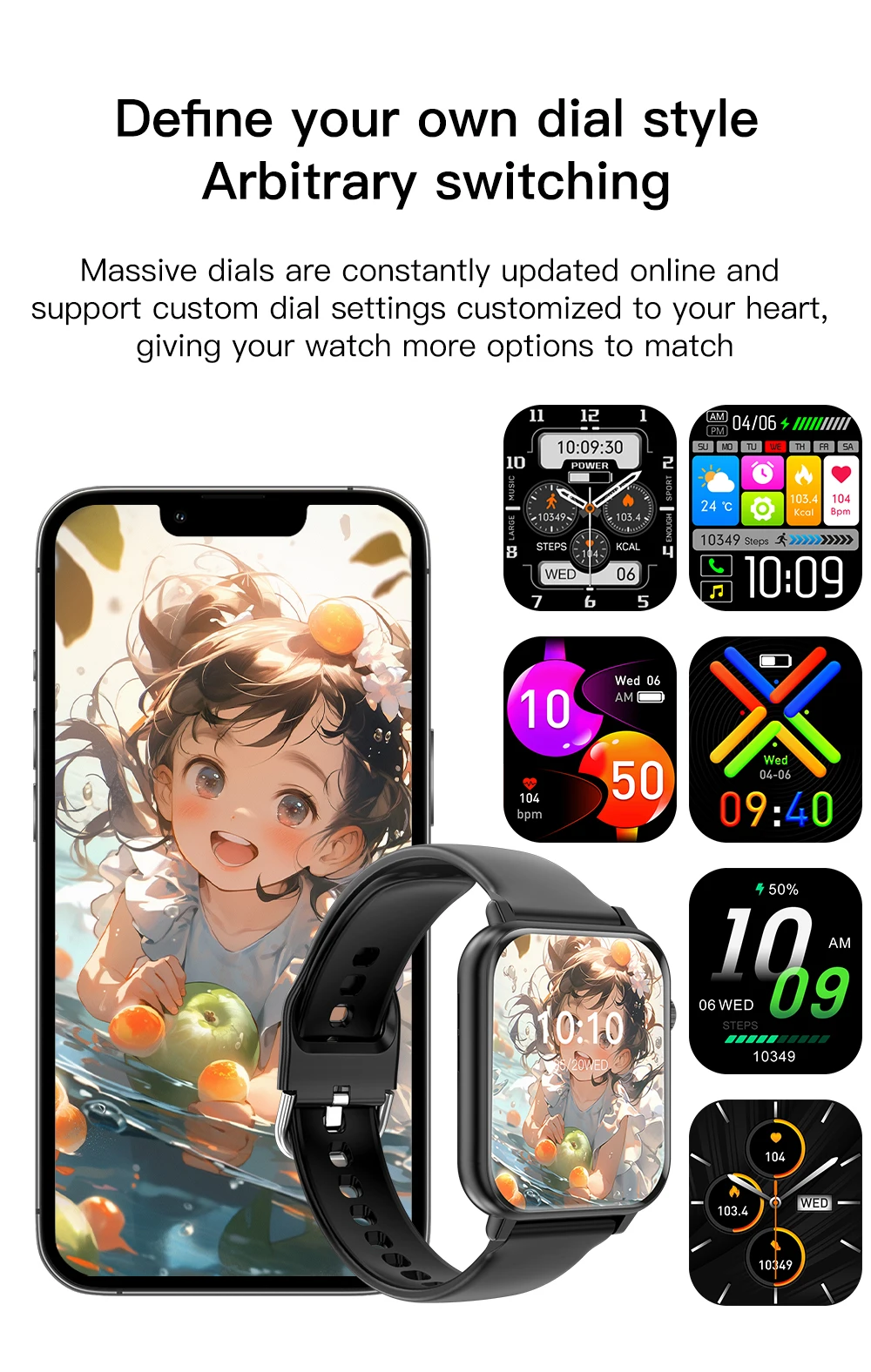 A60pro Smartwatch High Resolution Magnetic Charging Multi-health ...