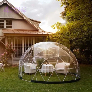 Garden Yard Glamping Dome Tent Inflatable Geodesic Dome Bubble ...