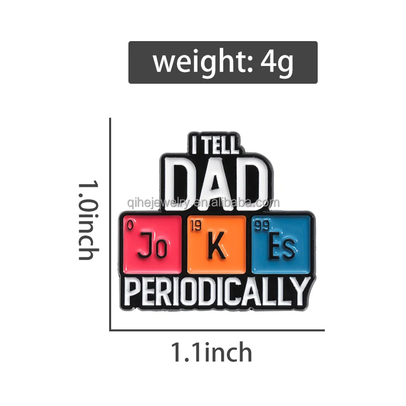 Periodic Table of Elements Enamel Pins - Custom Designs