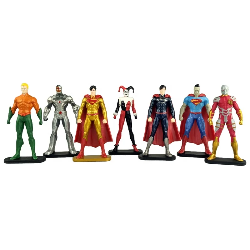 Fama Custom Superhero Figurines Super Toy Dc Comics Mini Plastic Pvc ...
