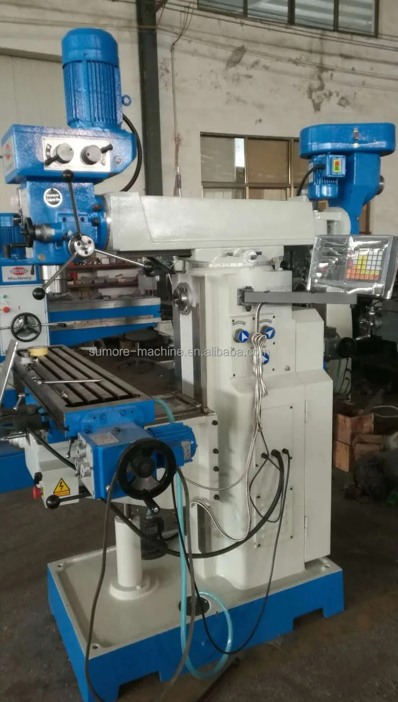 Sumore Sp2233 Sp2234 Metal Milling Machine Vertical With Rotary Table ...