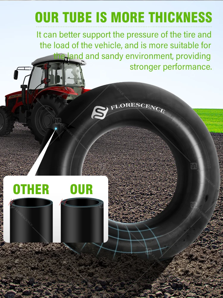 Korea Technology Agriculture Tractor Tire Inner Tube 14.9-24 AGR Farm ...