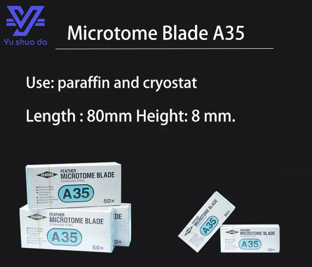 Stainless Steel Microtome Rotary Cryostat Blade for Medical Lab ...