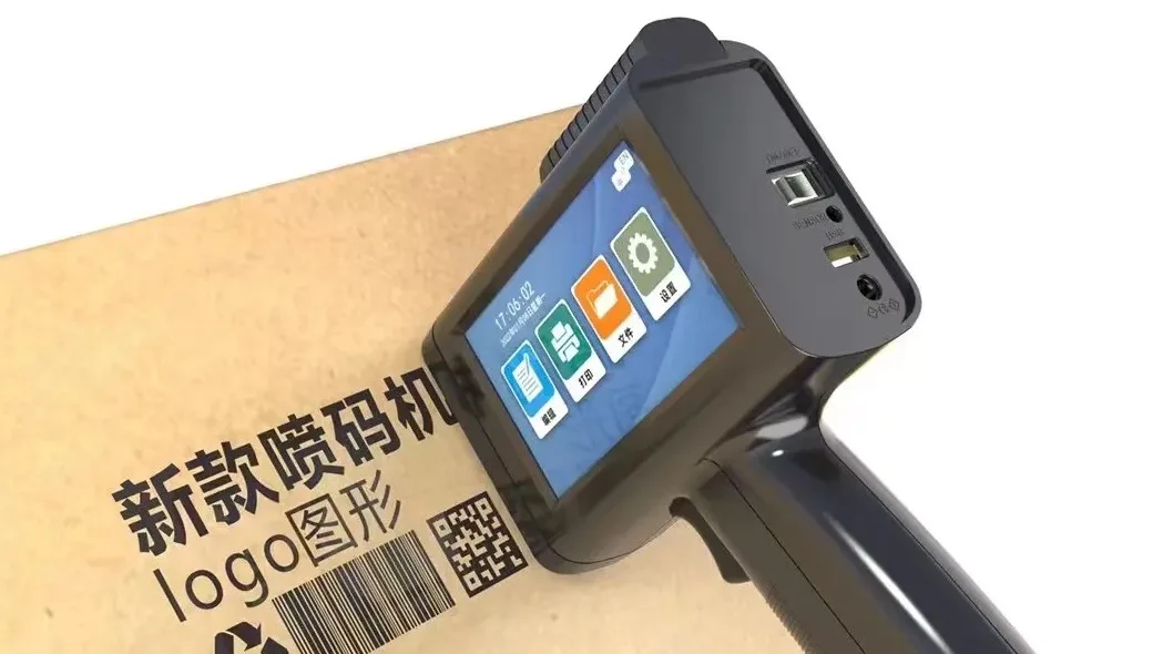New M10 Handheld Inkjet Printer Date Qr Code Barcode Label Batch Number ...