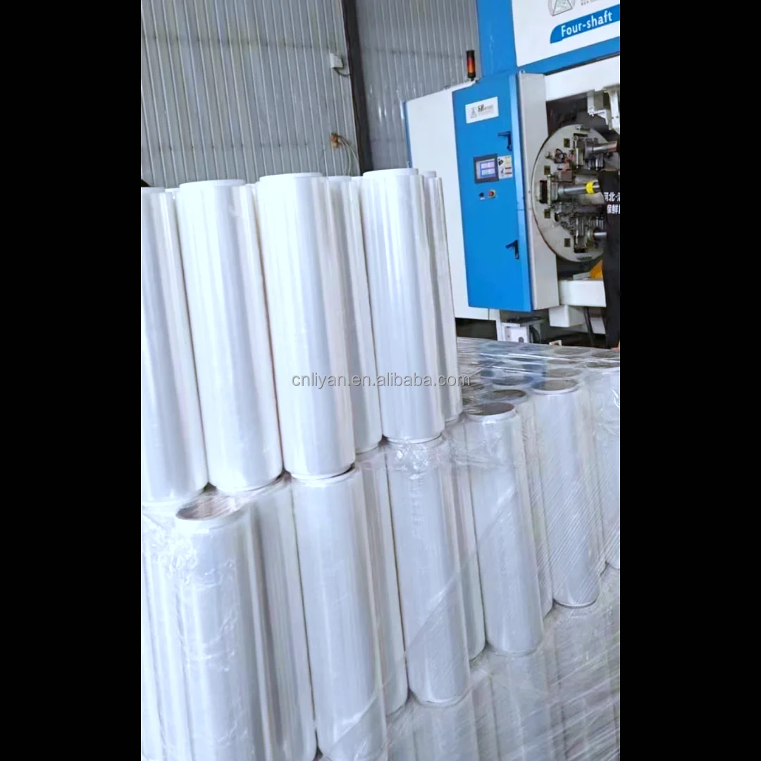 Pe Cling Film Jumbo Roll 8mic-17mic 1000m-3000m Factory Direct Supply ...